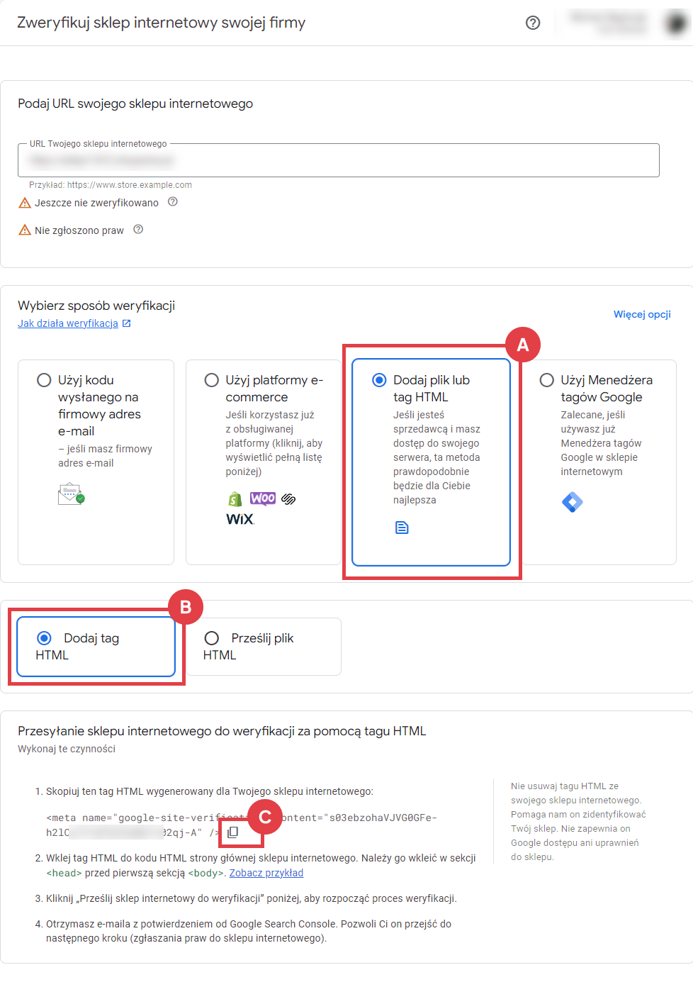 Integracja z Google Merchant Center » Shoper Learn
