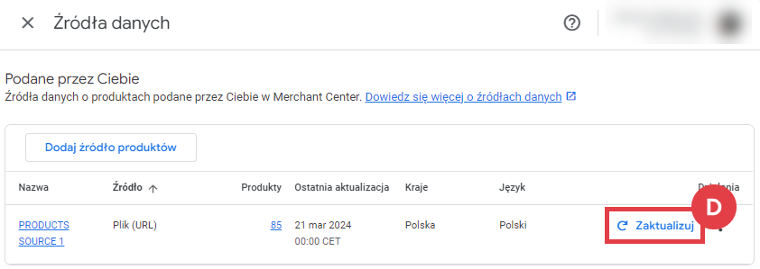 Integracja z Google Merchant Center » Shoper Learn