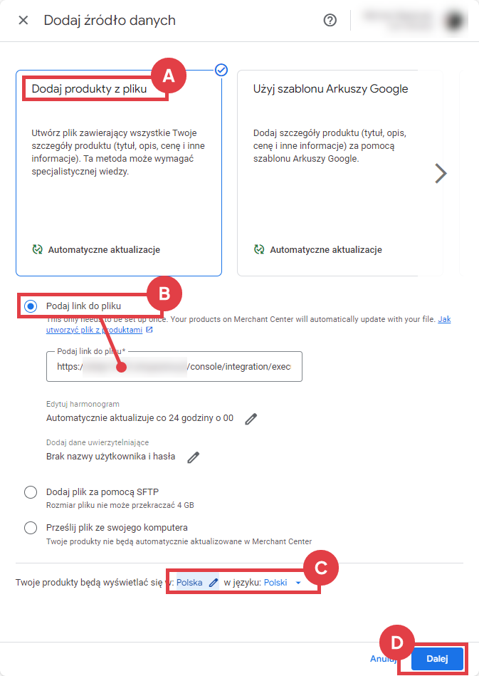 Integracja z Google Merchant Center » Shoper Learn