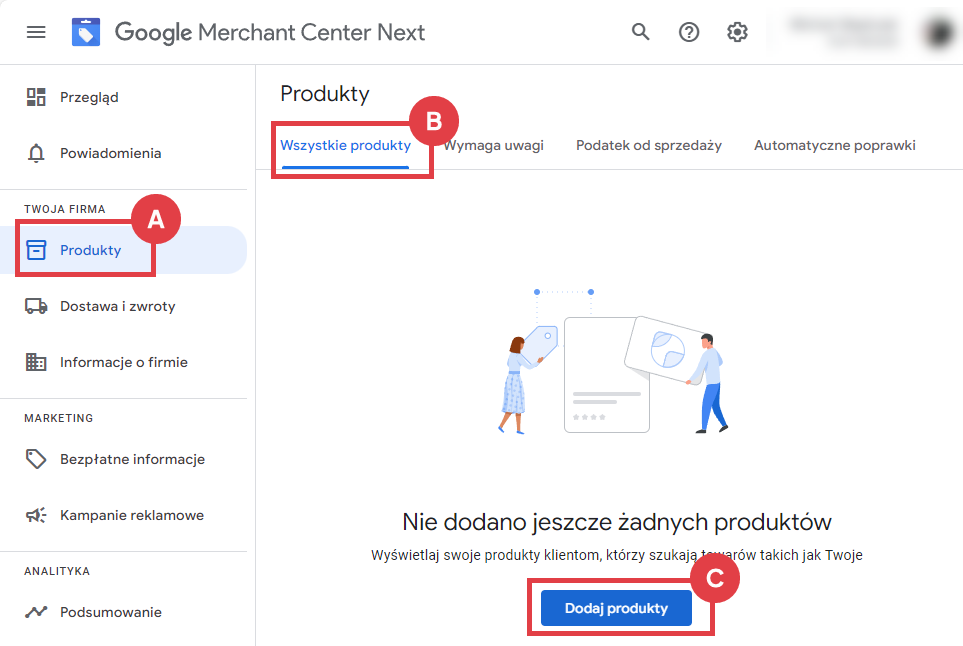 Integracja z Google Merchant Center » Shoper Learn