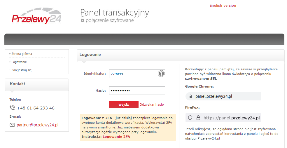 Przelewy24: Jak aktywować płatność w sklepie? » Shoper Learn