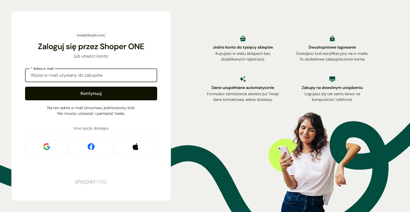 Shoper ONE - nowa metoda logowania w Twoim sklepie